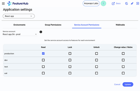 FeatureHub | SaaS feature flags and remote configuration service